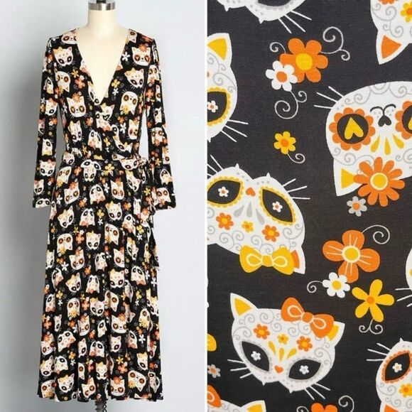 Modcloth | Dresses | Modcloth Thisis My Moment Wrap Midi Dress Day Of ...